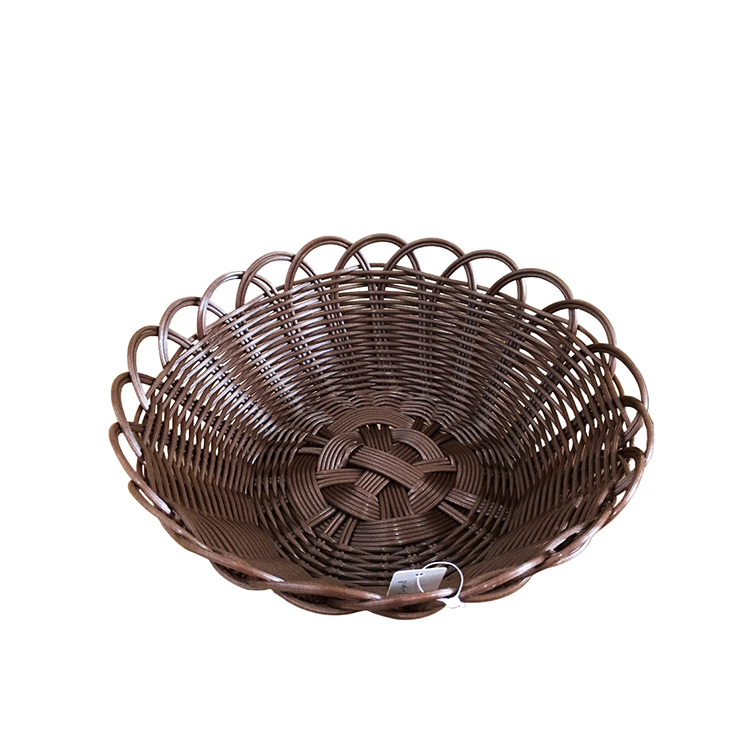 PP rattan egg basket for supermarket - Buy fruit basket, bread basket ...
